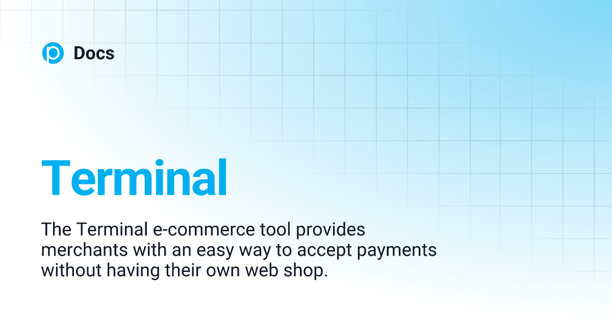 Terminal | Docs