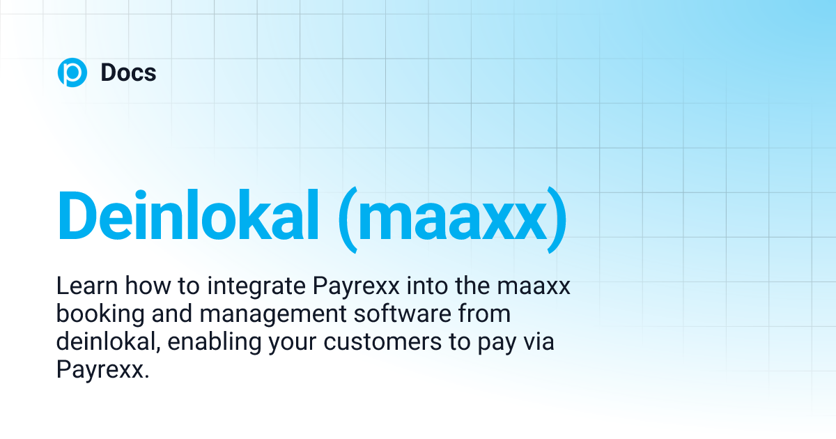 Deinlokal (maaxx) | Docs