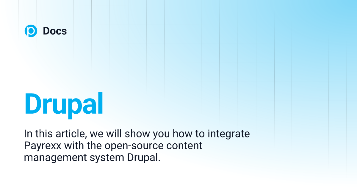 Drupal | Docs
