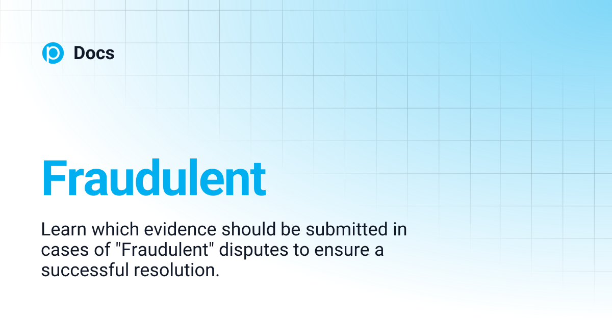 Fraudulent | ENGLISH | Docs