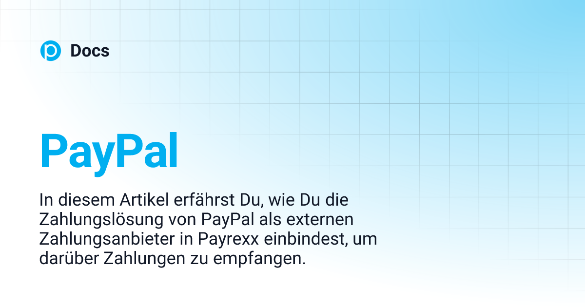 PayPal | Docs