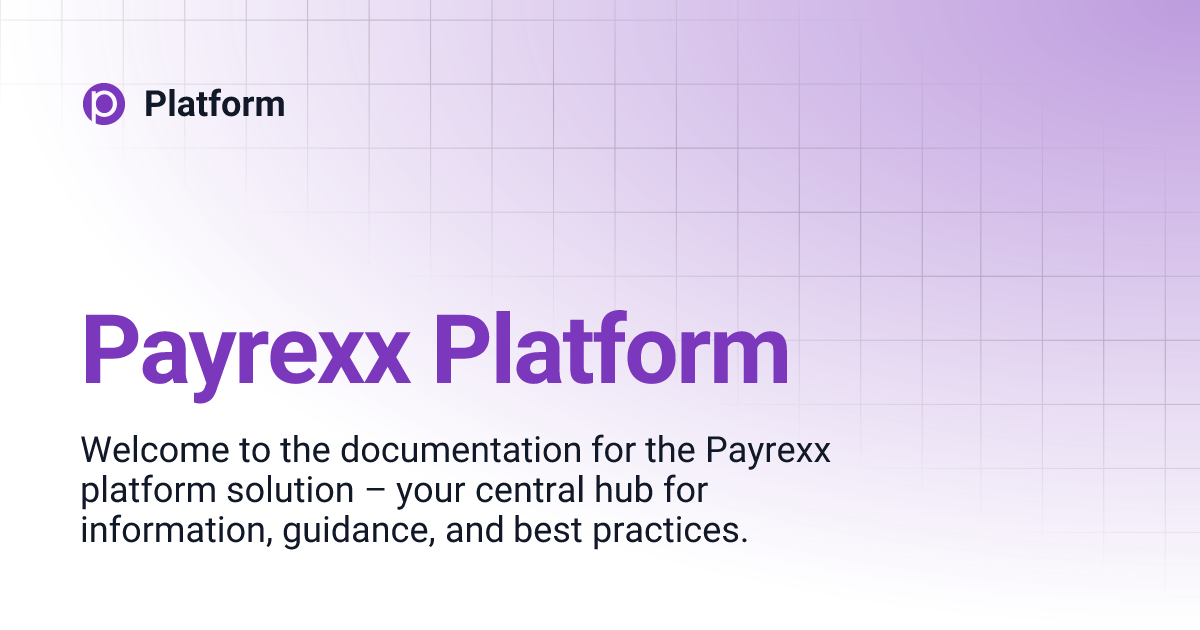 Payrexx Platform | Platform