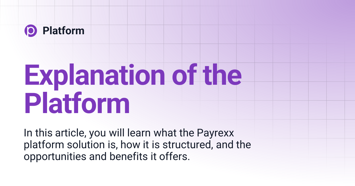 Explanation of the Platform | ENGLISH | Platform