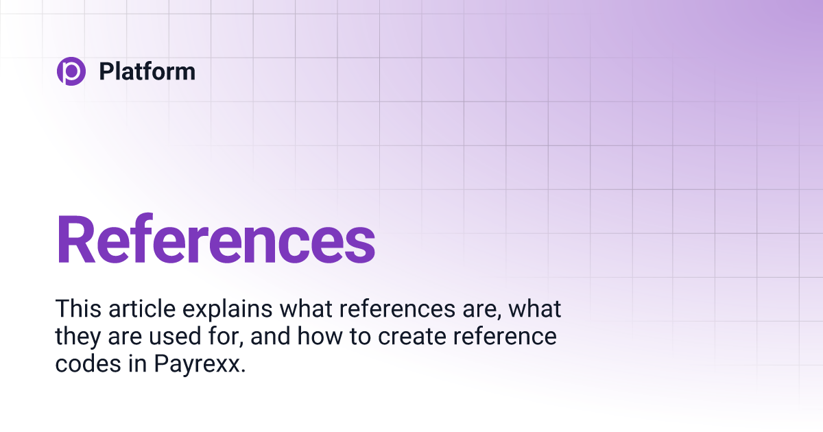 References | Platform