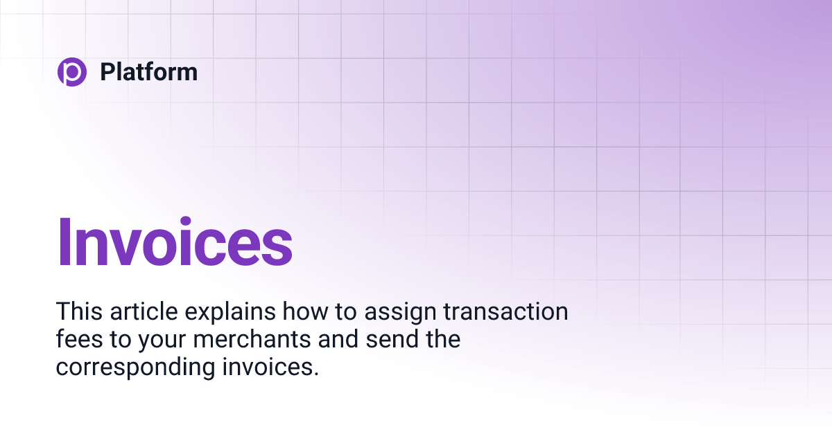 Invoices | Platform