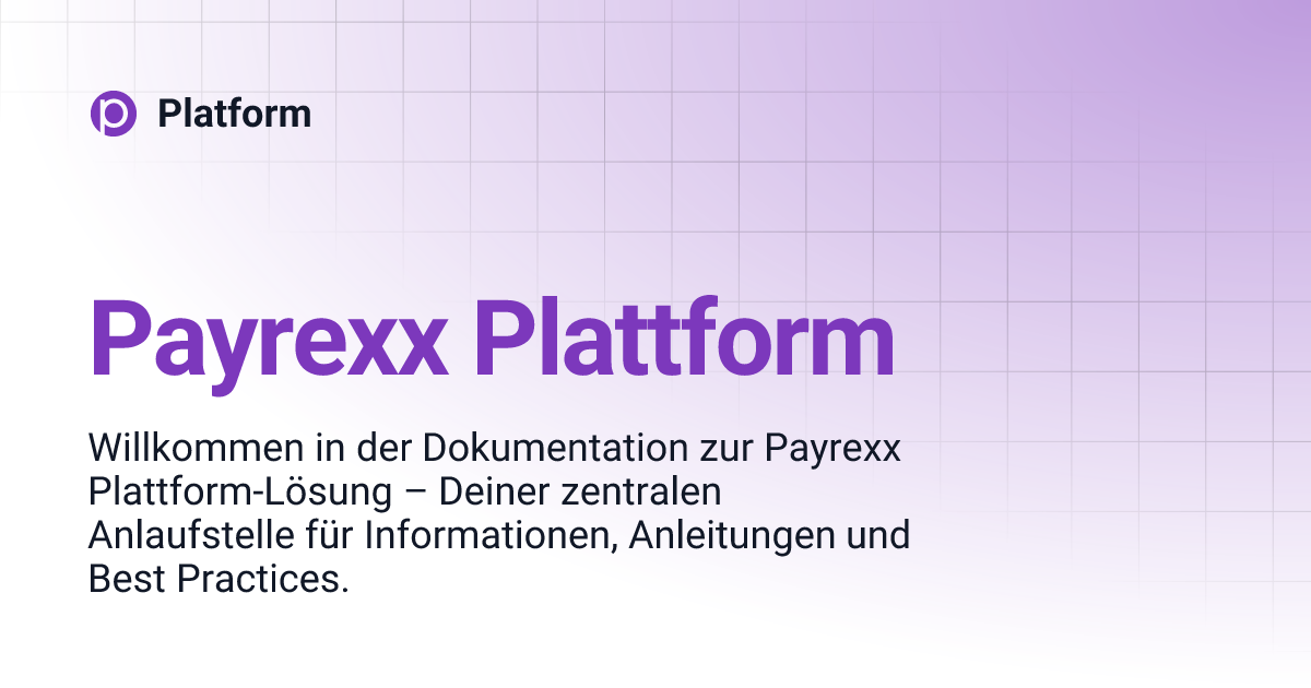 Payrexx Plattform | Platform