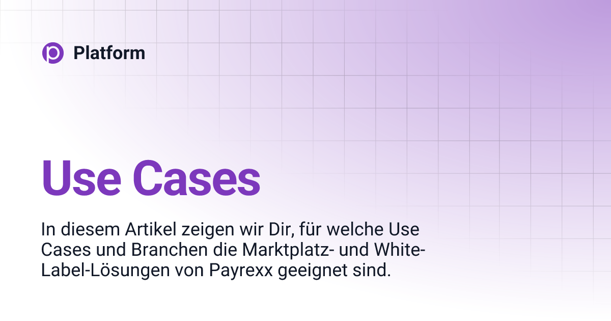 Use Cases | Platform